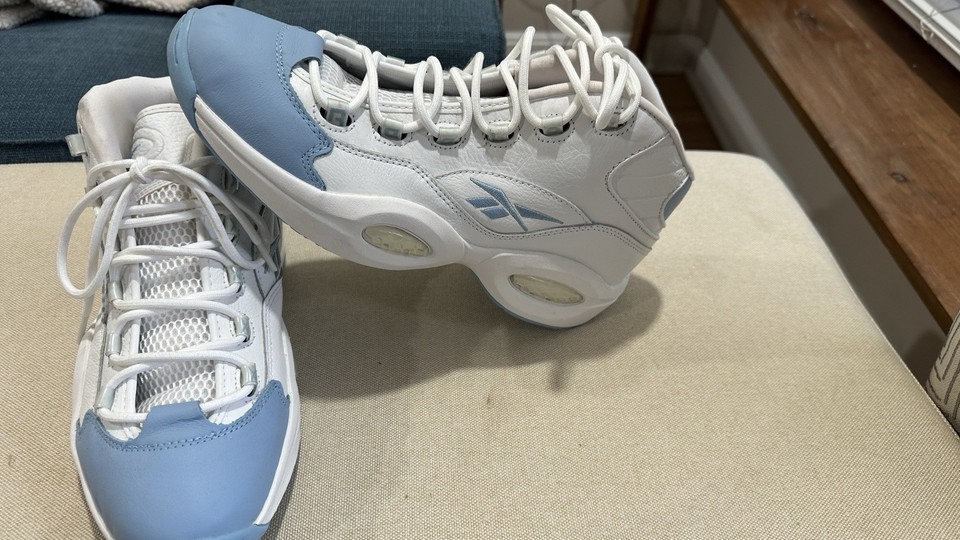 Reebok Question Mid GW8854 Allen Iverson AI Basketball Baby Blue Men's ...