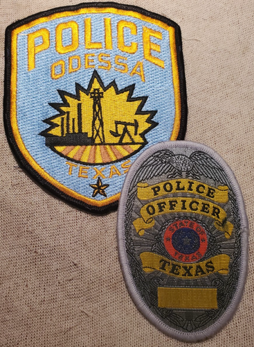 TX Odessa Texas Police Shoulder Patch Set | eBay