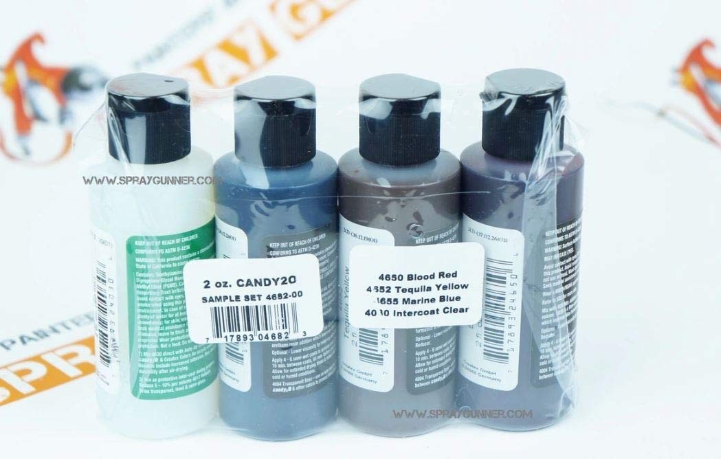 Createx Auto-Air Candy 2o Sample Set 2oz by SprayGunner | eBay