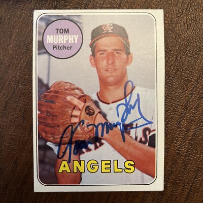 TOM MURPHY 1969 TOPPS AUTOGRAPHED SIGNED AUTO BASEBALL CARD | eBay