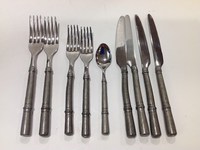 INOX 9 Piece Flatware Stainless Steel from Italy | eBay