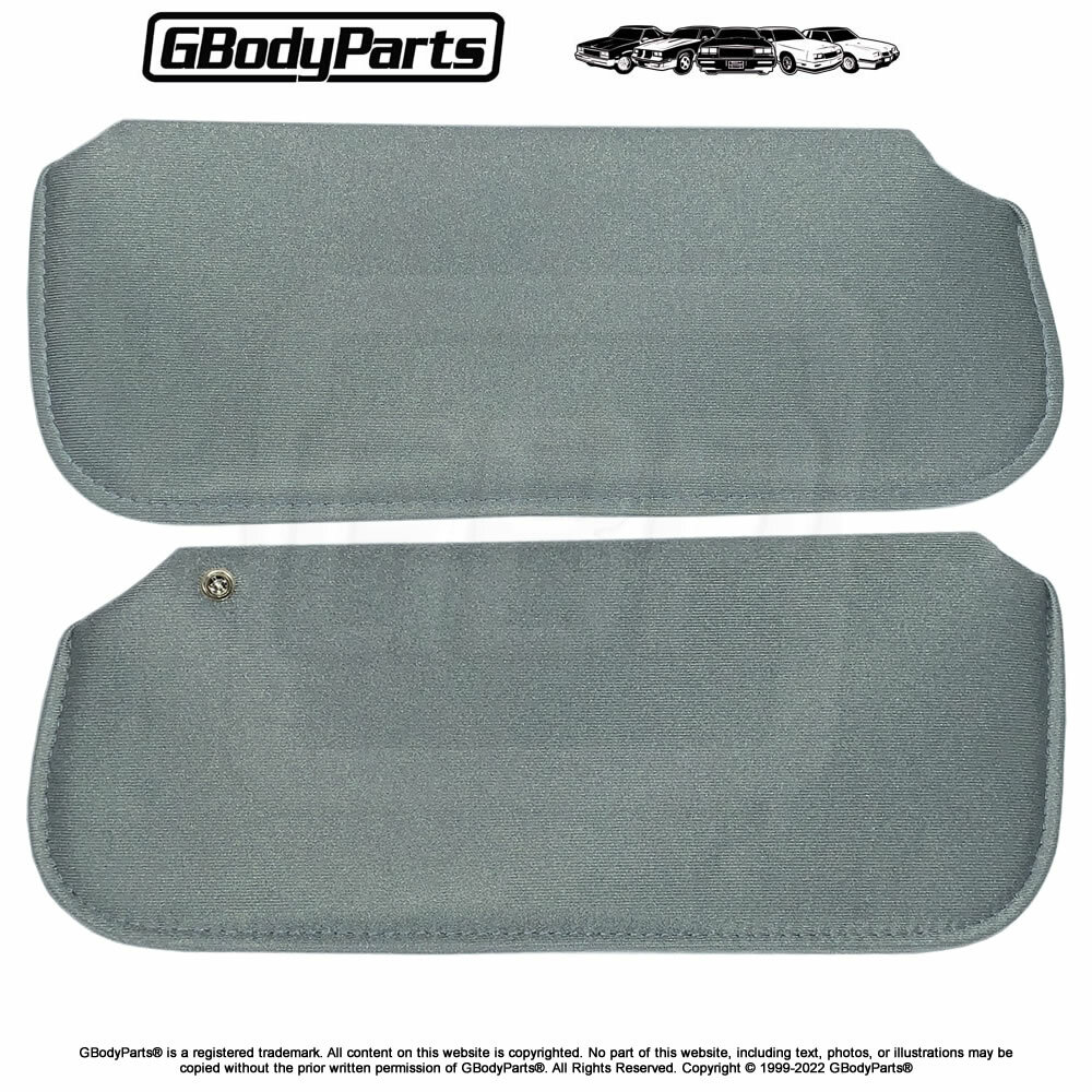 78-88 GBody Non Illuminated Sun Visors Foam Back Material - Pair ...