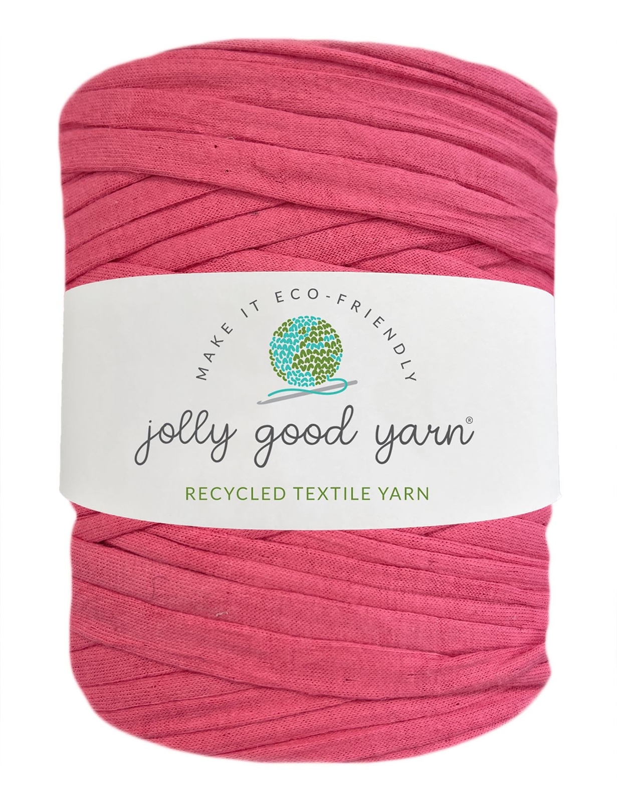T-Shirt Yarns by Jolly Good Yarn: GIANT 100m Yarn Cones, Recycled & Eco ...