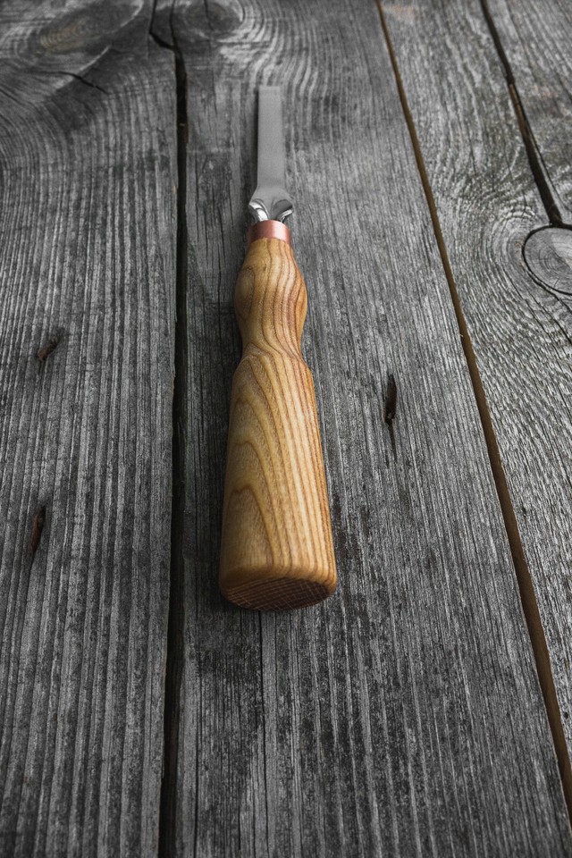 Straight Flat Chisel 0.40" Flat Chisel Woodcarving Tools BeaverCraft ...