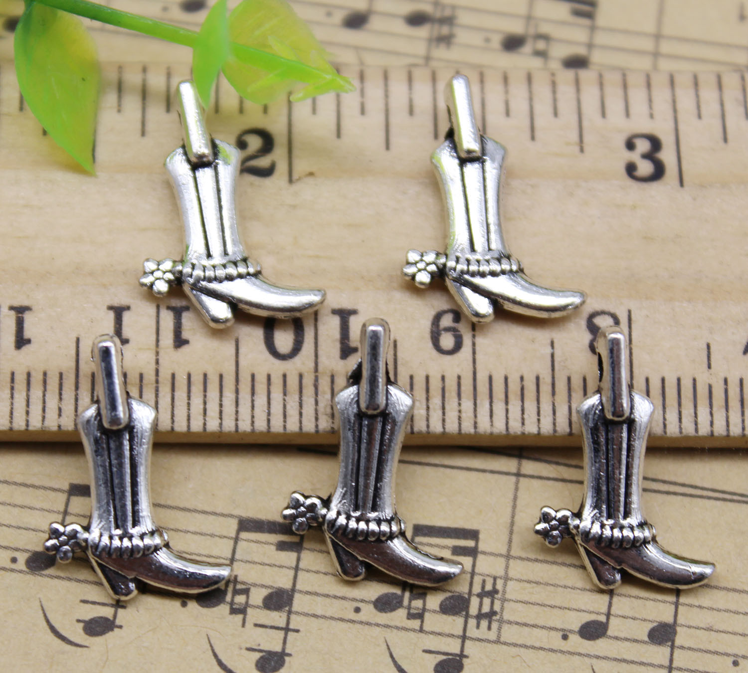 12/30/50/100pc Jewelry Making DIY Boots Alloy Charms Pendants 16x12mm ...