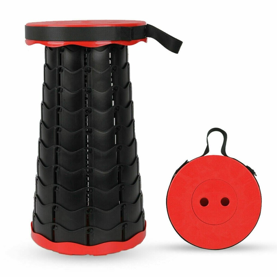 Folding Stool Portable Telescopic Chair Seat Camping Retractable ...