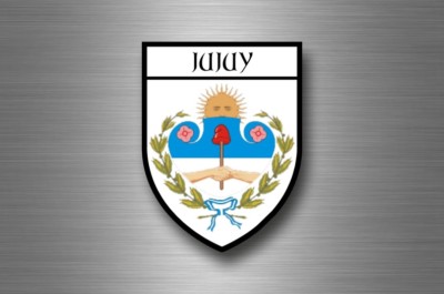 Adhesive Sticker Flag Coat Of Arms City Souvenir Jujuy Argentina | eBay