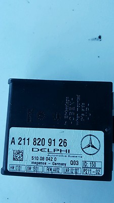 SECURITY MODULE OEM# 211 820 91 26 FITS 00-09 MERCEDES S-CLASS 391096 ...
