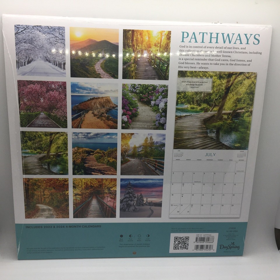 DaySpring, Pathways: A 2023 Inspirational DaySpring Wall Calendar New ...
