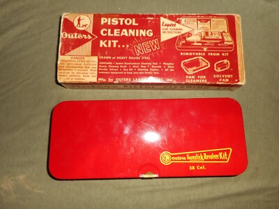 Vintage Outers Gunslick Revolver Kit .38 Caliber Pistol Cleaning Kit ...