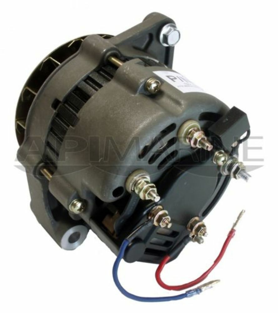 API Marine Alternator 3-Wire 12V 55A Regulated OMC PCM Ra097006 Mando ...