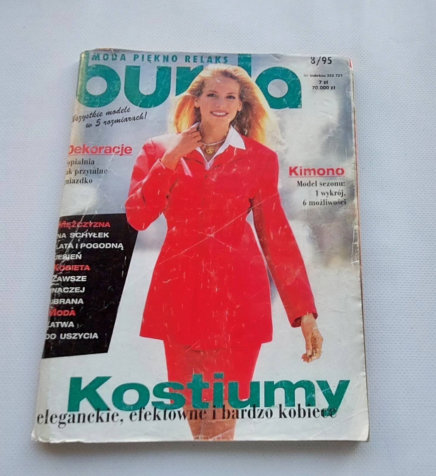 Set 4 Burda 6,7,8,10 / 1995 magazines Poland language | eBay