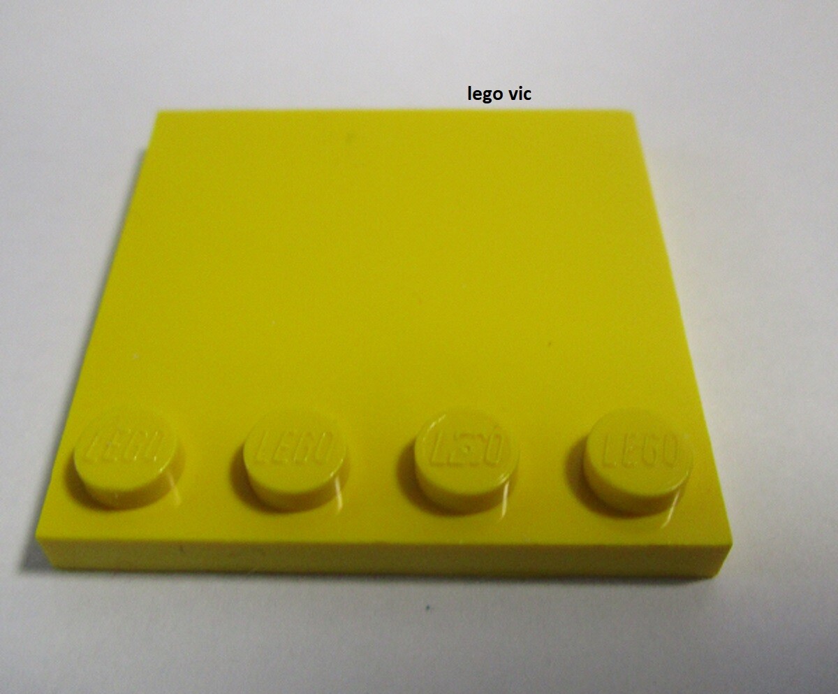 Lego 6179 Tile 4x4 Plaque Yellow 5846 75124 7685 7631 60075 8457 41338 ...