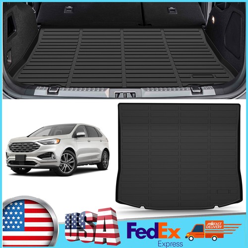 For 2015-2023 Ford Edge Floor Mats Car Trunk Rear Cargo Area Liners All ...