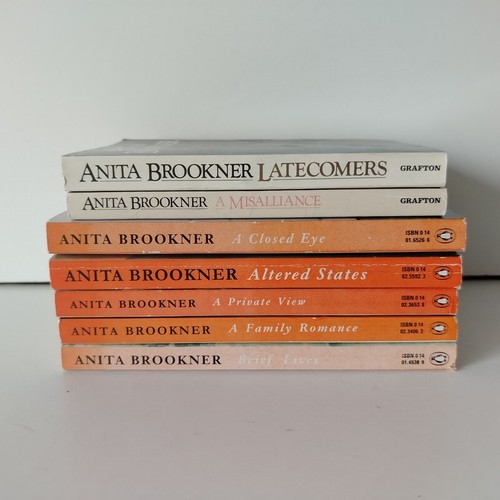 Anita Brookner Book Bundle -7 Vintage Paperback Books Inc Penguin ...