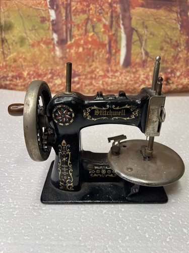 Vintage Stitchwell Childrens Sewing Machine Original | eBay