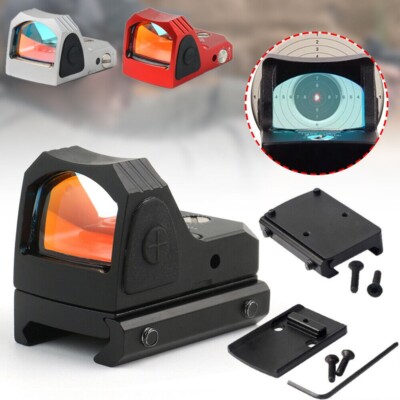 Tactical Red Dot RMR Reflex MOA Sight Scope for Glock 17 19 Pistol w ...