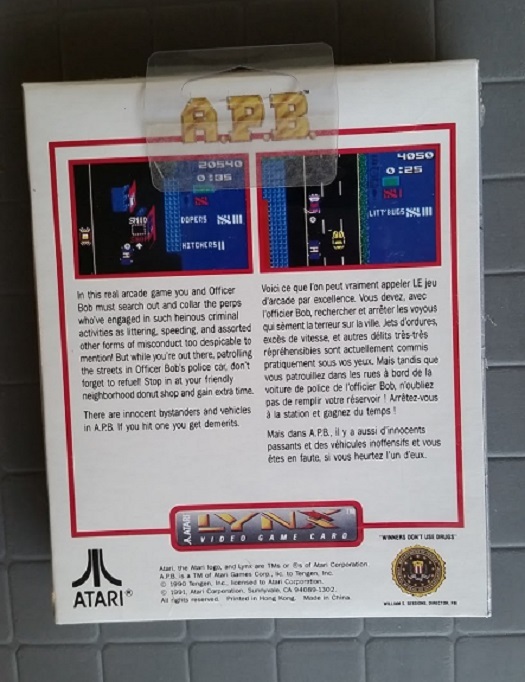 A.P.B. Atari Lynx NEW Factory sealed APB 77000020345| eBay