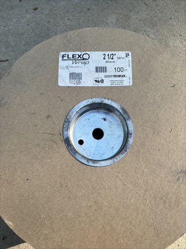 FlexO Wrap FXN2.50BK 2.5” Black Braided Wraparound Sleeving 100FT | eBay