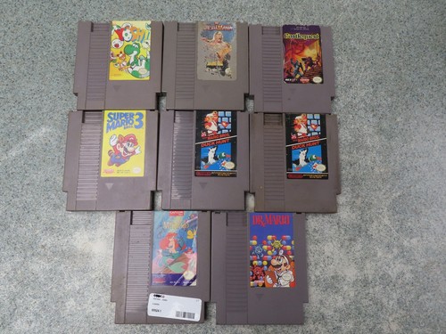 Vintage Nintendo NES Game Lot 8 pc Bundle | eBay