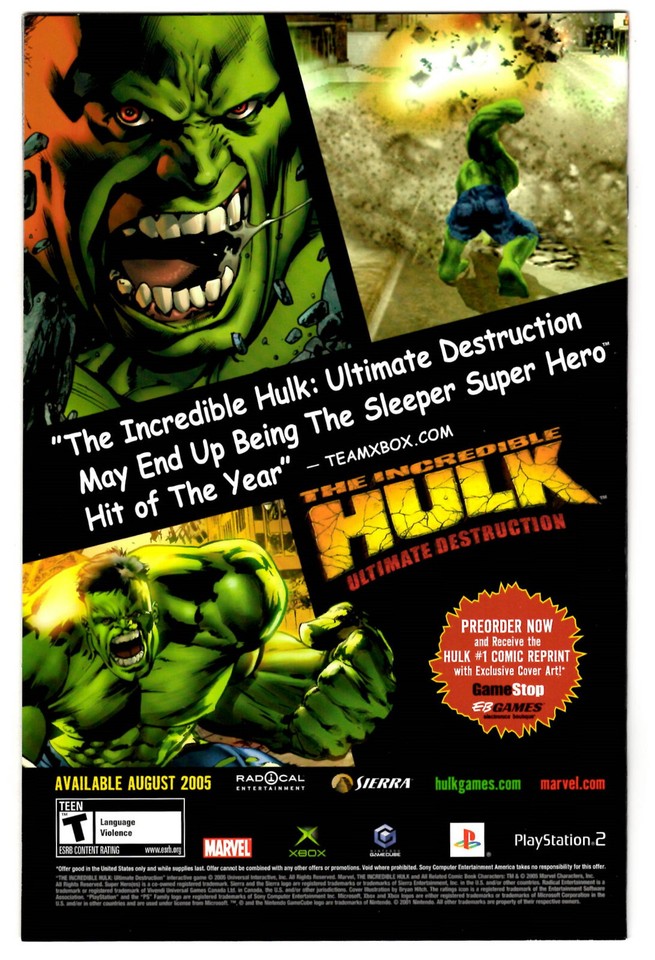 ULTIMATE FANTASTIC FOUR #22 -OCT. 2005 - "HIGH GRADE" - 1ST MARVEL ...