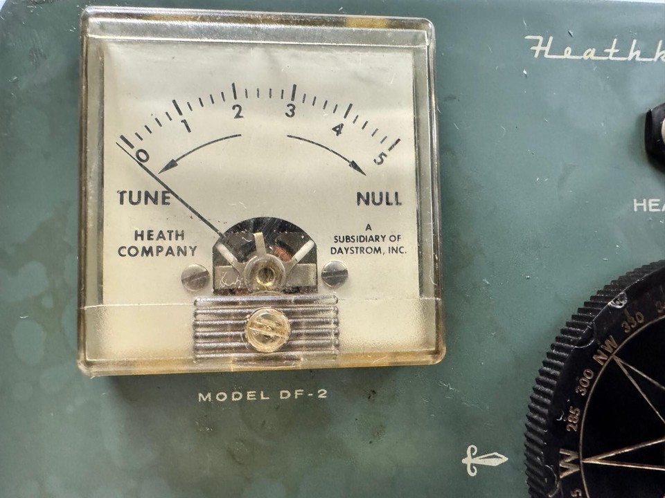 Rare Vintage Heathkit DF-2 Transistor Radio Navigator Direction Finder ...