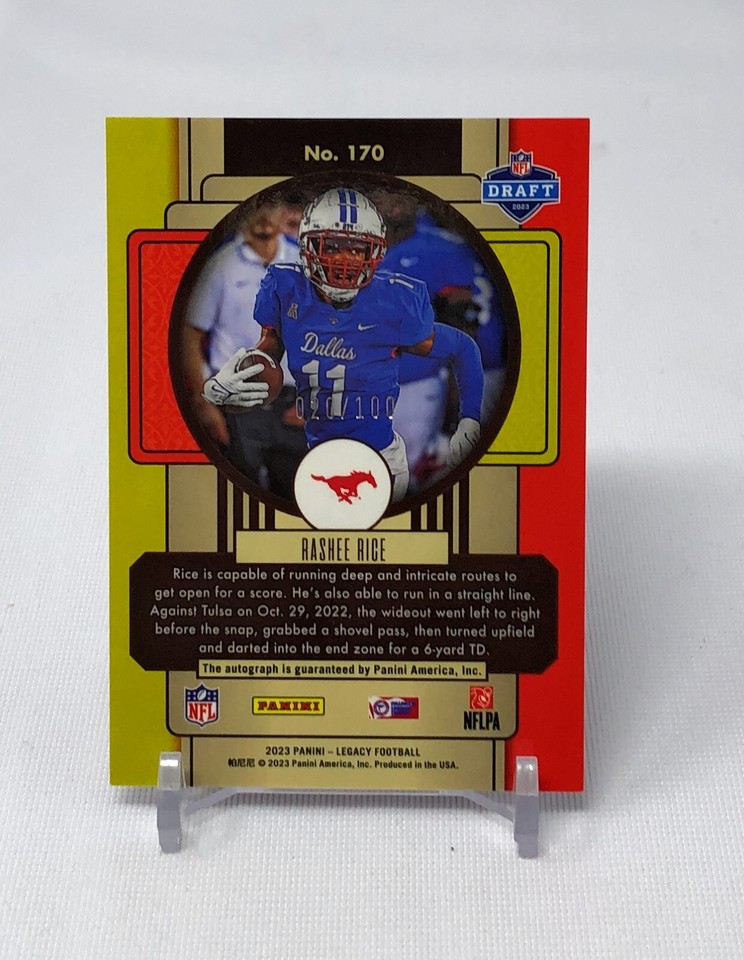 2023 Legacy Rashee Rice Bronze Rookie Autograph Auto RC /100 Chiefs SSP ...