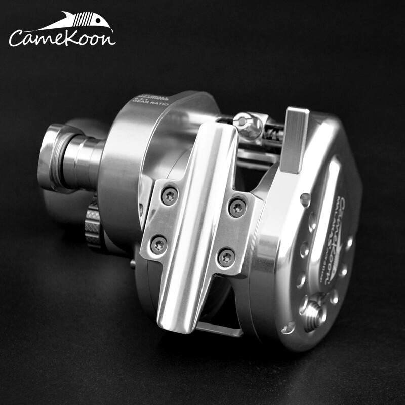 CAMEKOON Deep Sea Drum Boat Reel Multiplier Lever Drag Saltwater ...