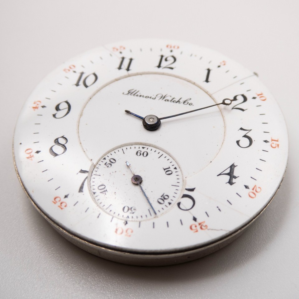 Illinois Grade 176 Model 5 16-Size 17-Jewel Antique Pocket Watch ...