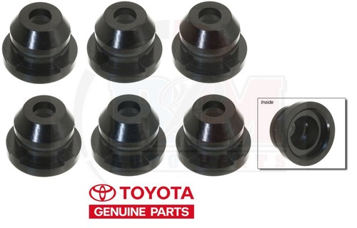 Toyota 3.0 V6 Fuel Injector Nozzle Holder Cap OEM - Pack of 6 #90561 ...