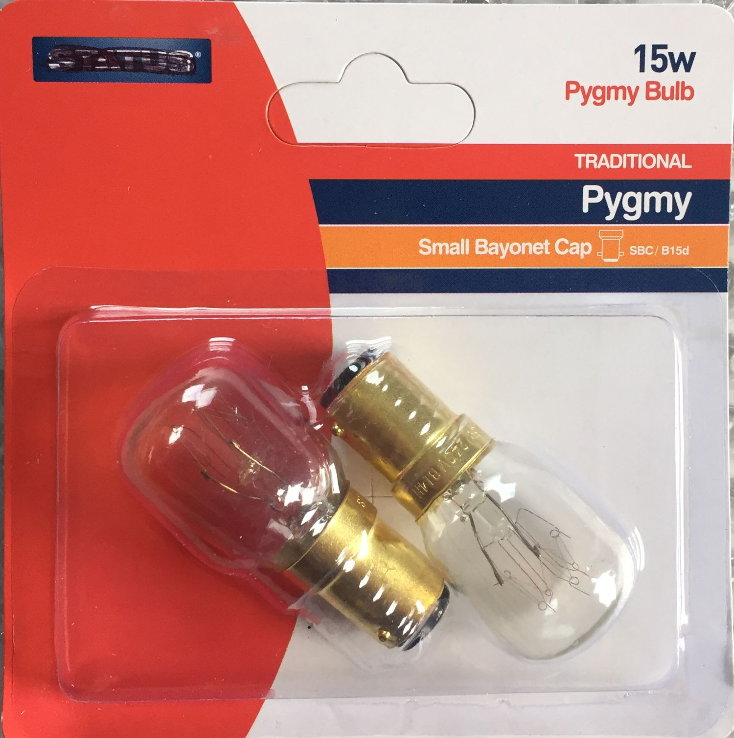 Packs Of 2 Branded 15w Pygmy Light Bulbs / Sign Lamps 240v SES/BC/SBC ...