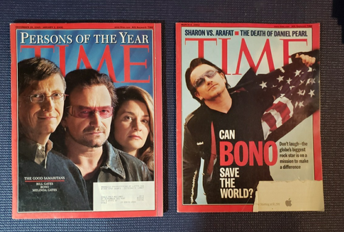 Time Magazine January 2, 2006, Persons of the Year Bono + NewsMax ...