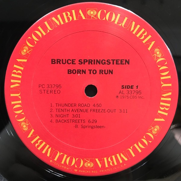 Bruce Springsteen - Born To Run - LP, Album, RE, Pit - Very Good (VG ...