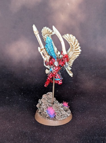 ELDAR PHOENIX LORD BAHARROTH AELDARI WARHAMMER 40K painted (Metal OOP ...