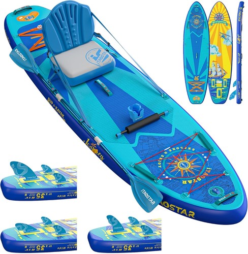One-Stop Premium SUP Board Accessories Tailored Fins, Stable Inflatable ...