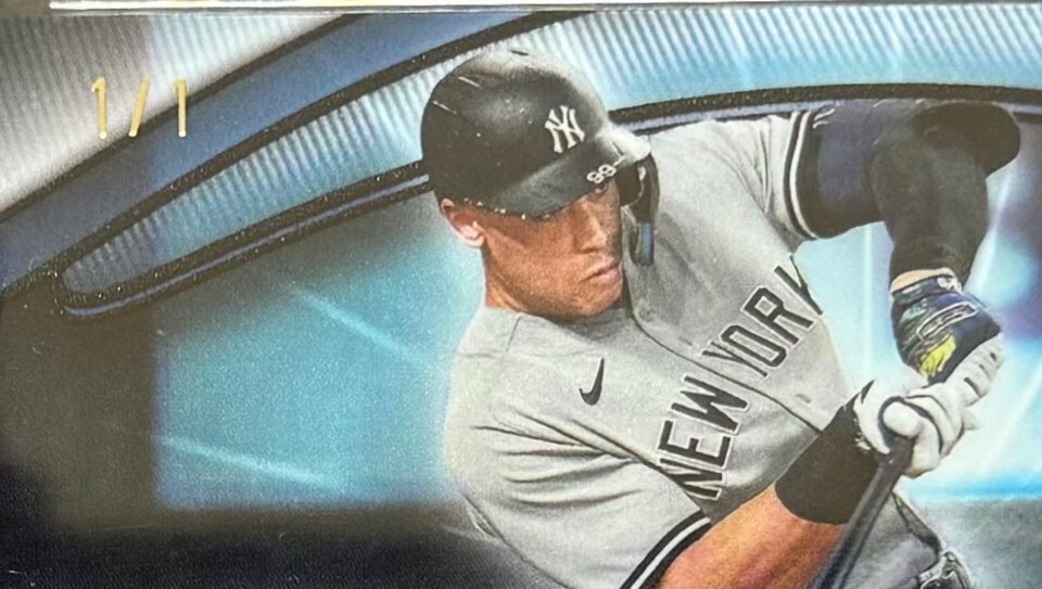 2025 Topps Tribute Dual Auto AARON JUDGE MICHAEL KAY CALLING THE SHOT 1 ...