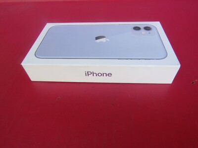 APPLE iPHONE (EMPTY BOX) White For iPHONE 11 (NO) Cell Phone A2111 64GB ...