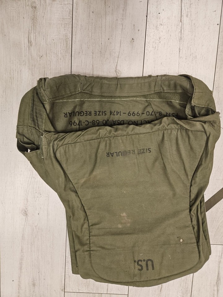 Vietnam War Chicken Plate Aircrew Vest Size REG Vintage Ceramic Body ...