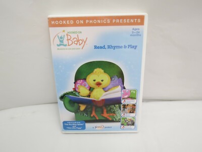 HOOKED ON BABY DVD READ RHYME & PLAY EDUCATIONAL LEARNING LANGUAGE ...