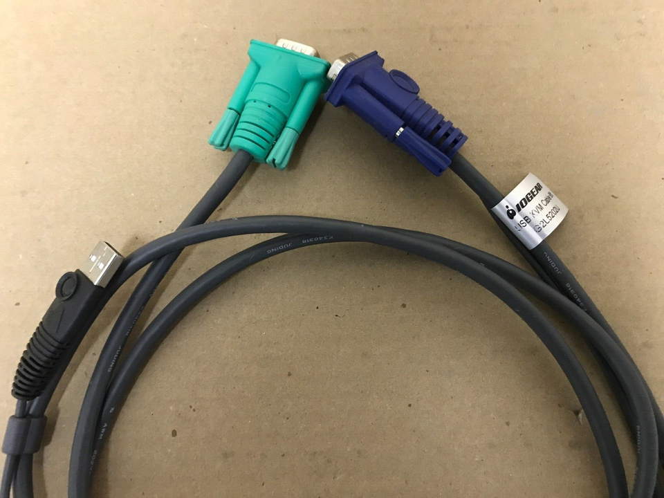 IOGEAR USB KVM Cable 6ft G2L5202U | eBay