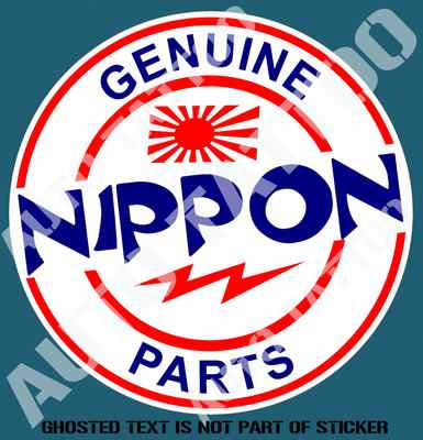 GENUINE NIPPON PARTS Decal Sticker Vintage JDM DRIFT RALLY DECALS ...
