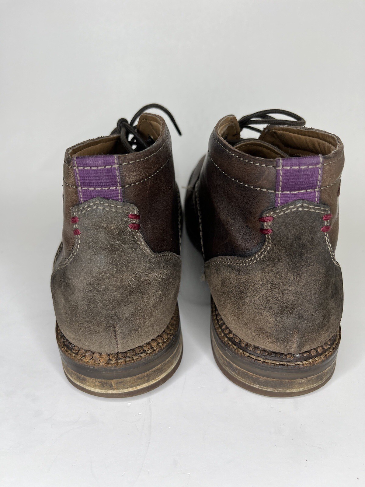 Clarks 16501 Mens Brown Suede Ankle Boots Size 8.5M Leather | eBay