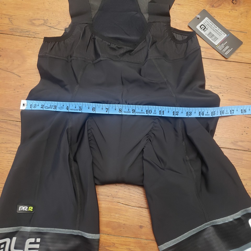 Ale Cycling Mens 2XL (XXL-6-54) Bibshorts PRR Compression Shorts Bib ...
