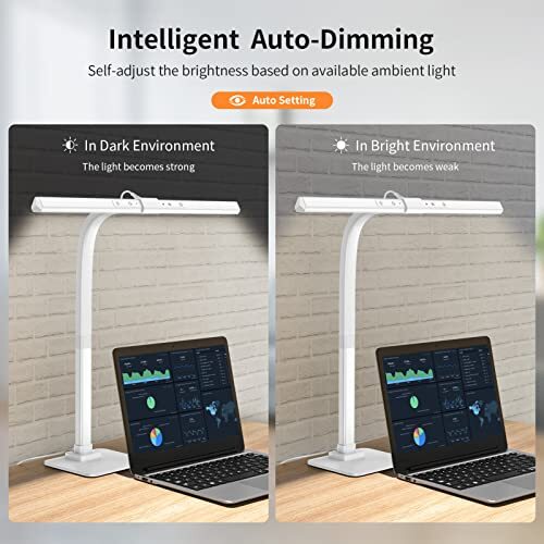 Led Desk Lamp Architect Desk Lamps For Home Office 12w Bright Modern ...