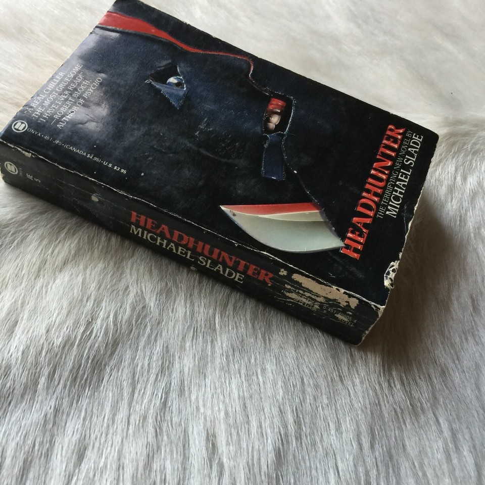 MICHAEL SLADE Headhunter Book Recommended Robert Bloch Vtg Horror Book ...