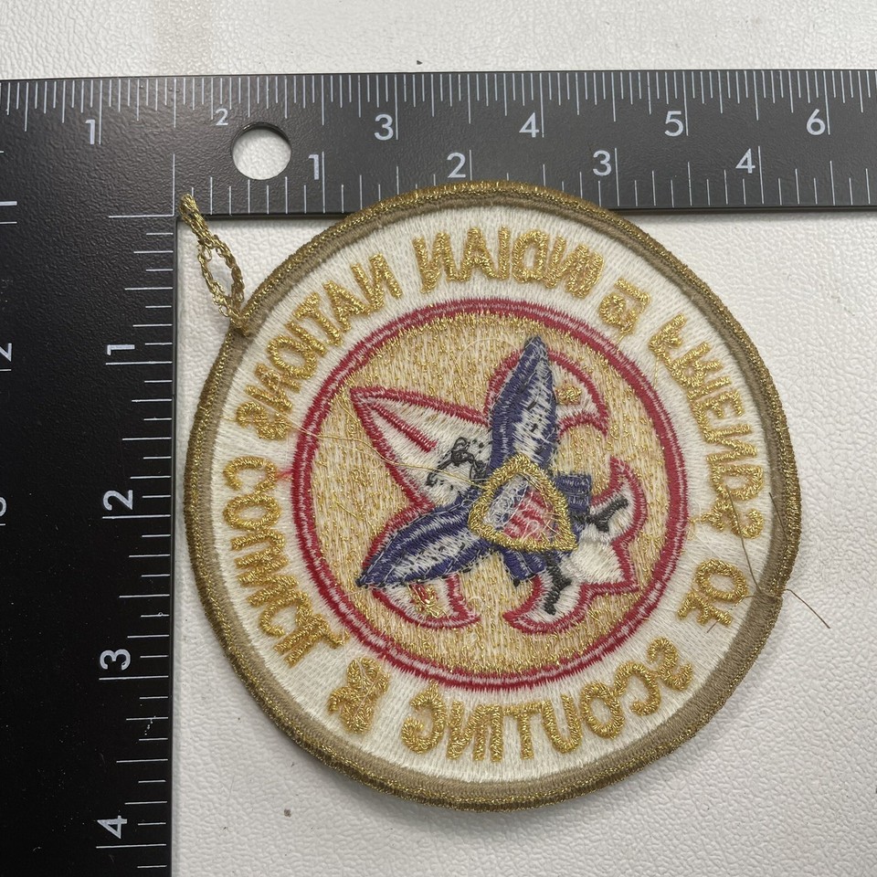 1996 INDIAN NATIONS COUNCIL FRIENDS OF SCOUTING Boy Scouts Patch 29RL ...