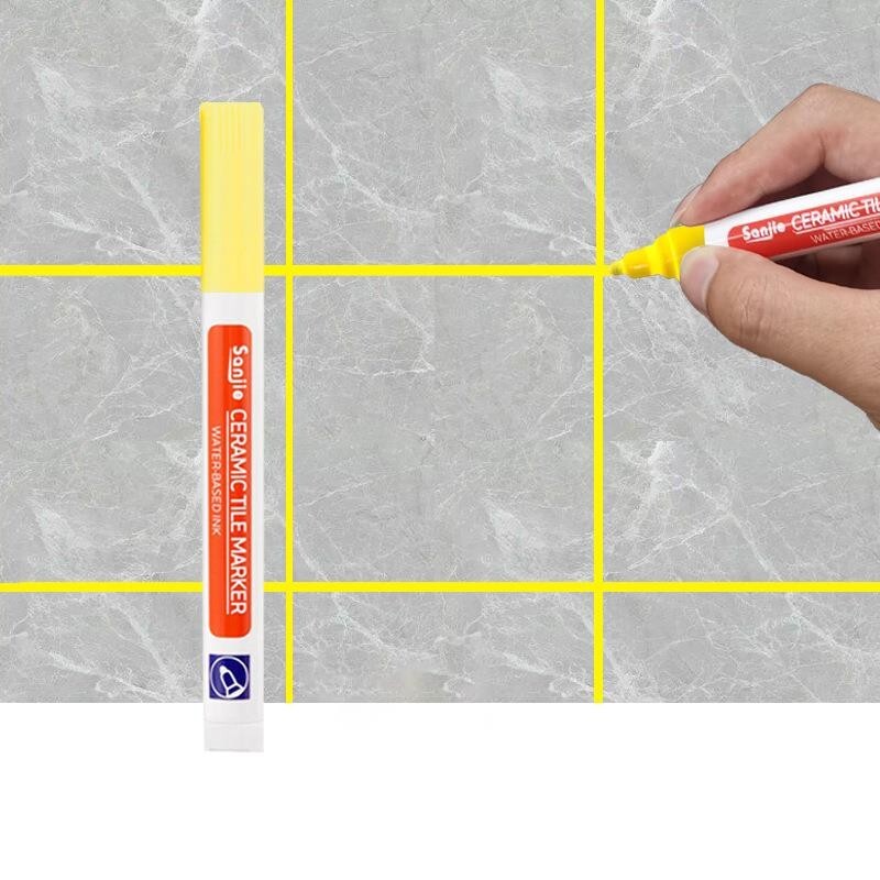 12 Color White Waterproof Tile Marker Grout Pen Wall Seam Pen For Tiles ...