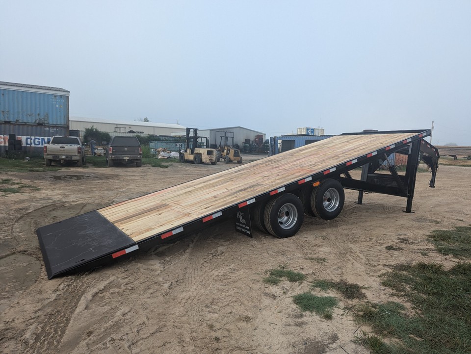 Kerr-Bilt 26' Gooseneck Hydraulic Tilt Container Trailer | eBay