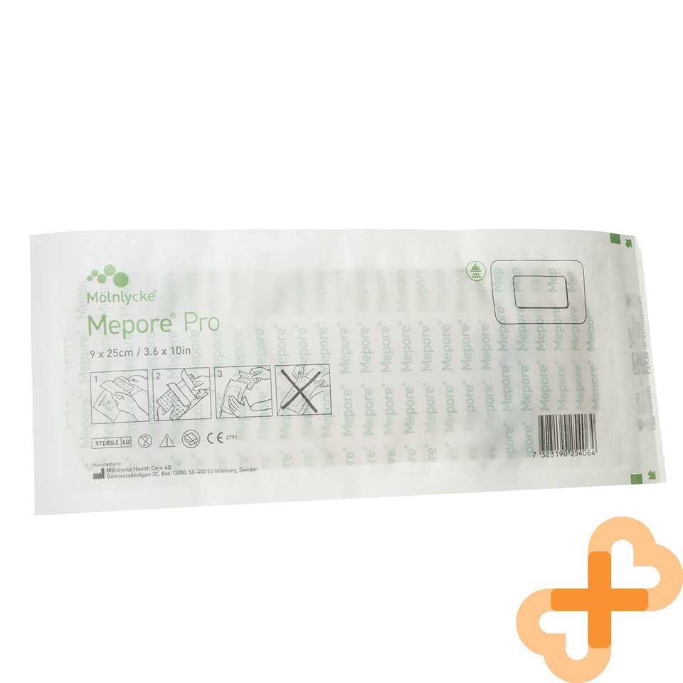 MEPORE PRO 9 x 25 cm Waterproof Self Adhesive Bandage 30 pcs. Wound ...
