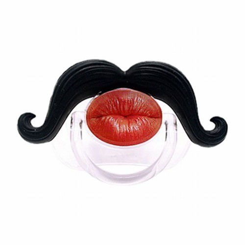 Funny Dummy Dummies Pacifier Red Lips Novelty Teeth Moustache Baby ...
